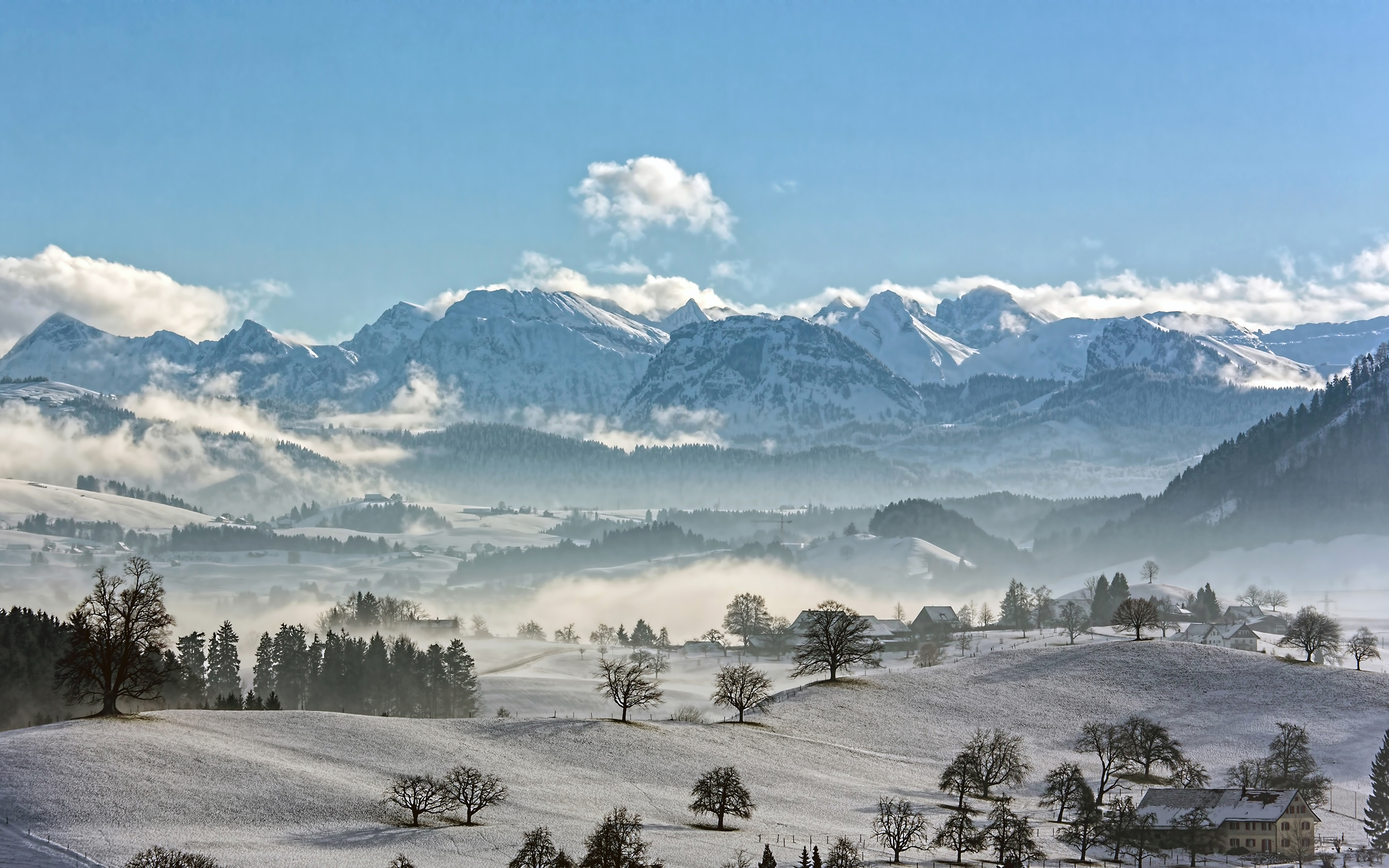 Daily Wallpaper: Hirzel, Switzerland Mountains | I Like To Waste My Time